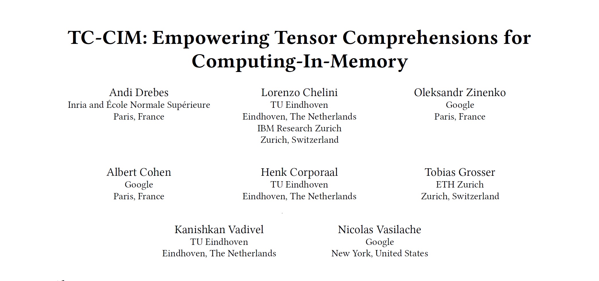 OGAWA, Tadashi on Twitter: "=> "Review and Benchmarking of Precision-Scalable Multiply ...