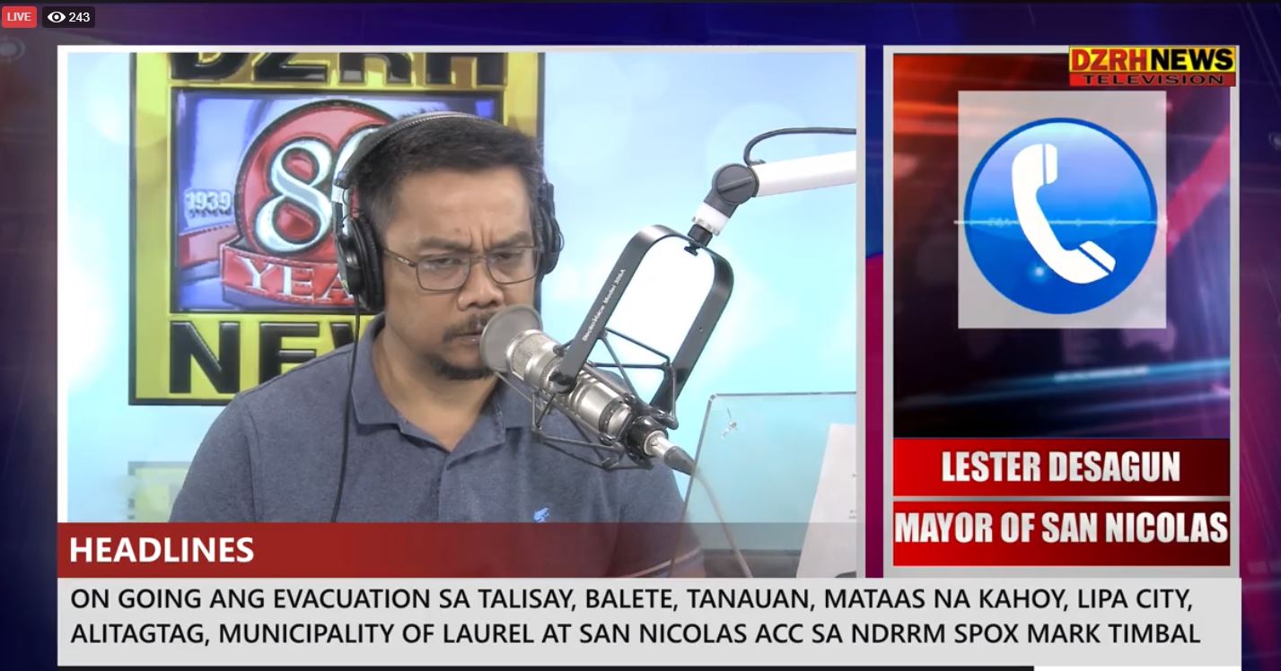 DZRH NEWS on Twitter: "@SAPBongGo Mayor Lester De Sagun nagpatupad ng force evacuation sa buong ...