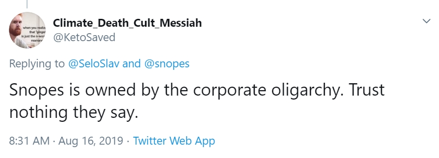 Thread by @debunker: Thread: Who runs Snopes? Snopes is run by the ...
