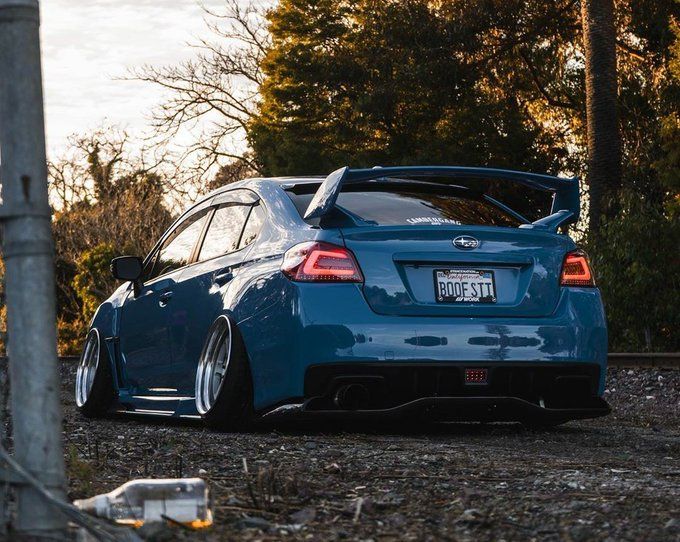 Stanced Subaru Wrx