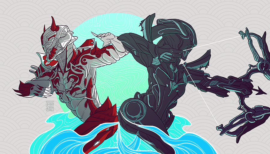 Warframe Ash Fan Art