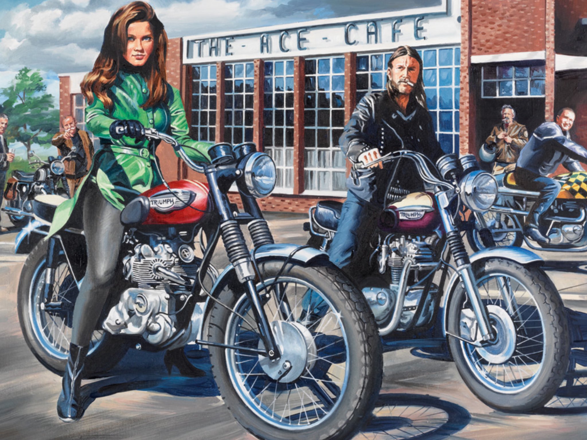 Ann Margret Motorcycle Poster