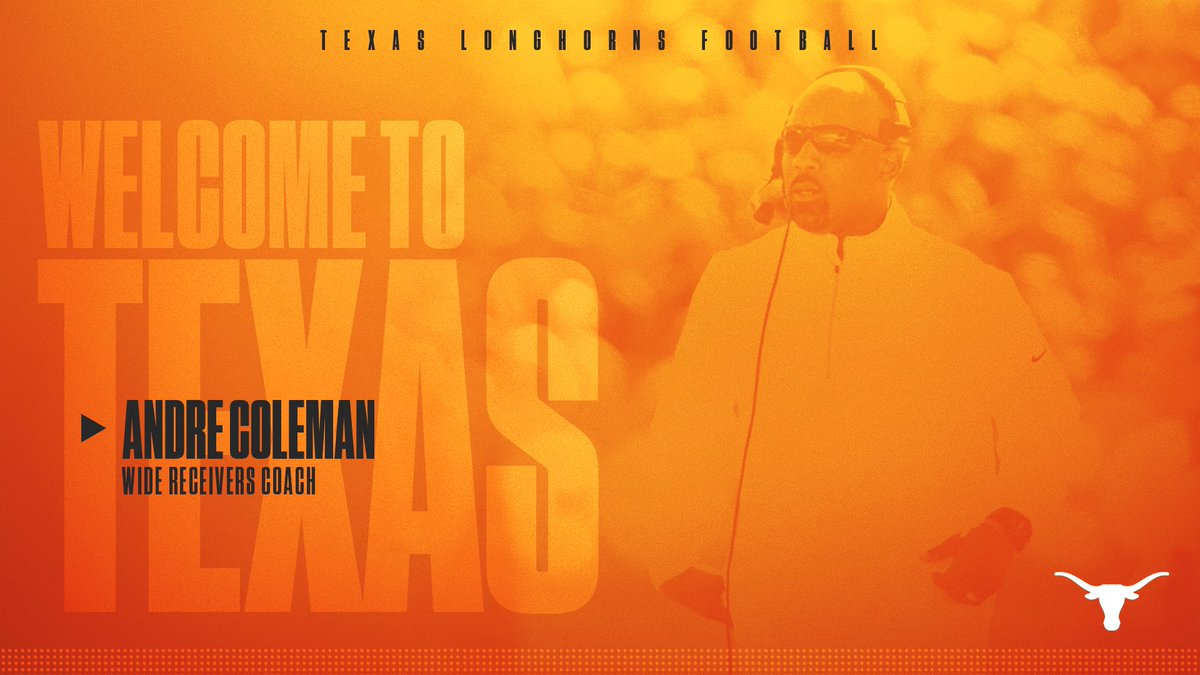 Texas Hires Andre Coleman as WR Coach : r/CFB