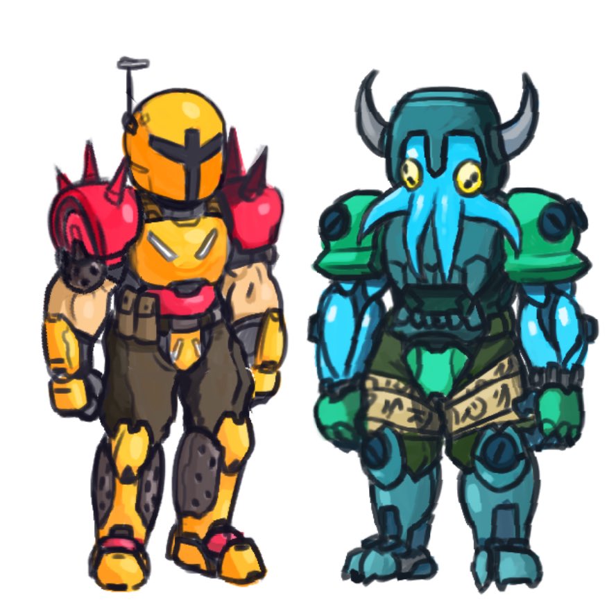 「Here's some like quake dudes 」|CHRISのイラスト
