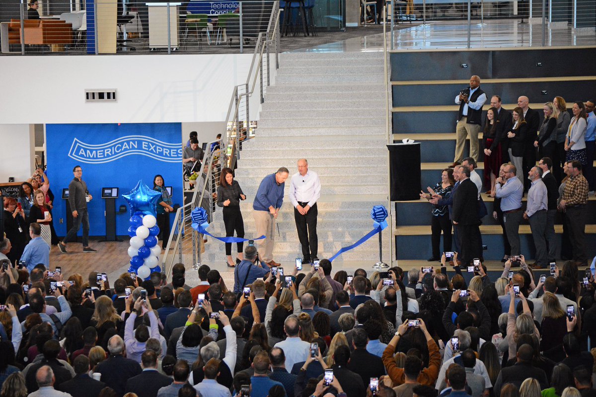 Our Chairman & CEO Steve Squeri officially opened our new, state-of-the ...