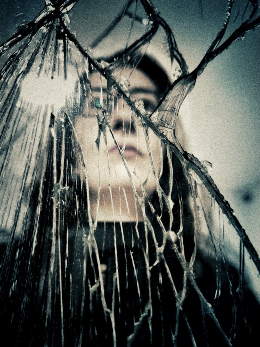 Broken Mirror Reflection Photography
