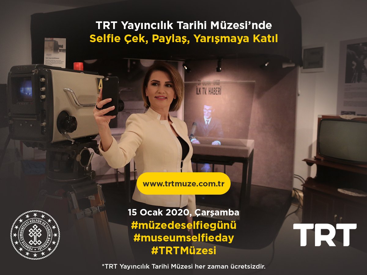 TRT Kurumsal on Twitter: "Biz de varız, sizleri bekliyoruz. #müzedeselfiegünü https://t.co ...