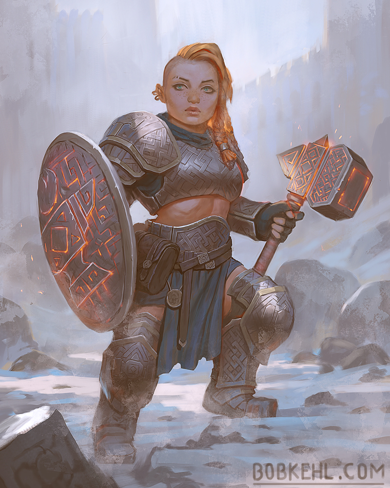 Dwarf Cleric Art