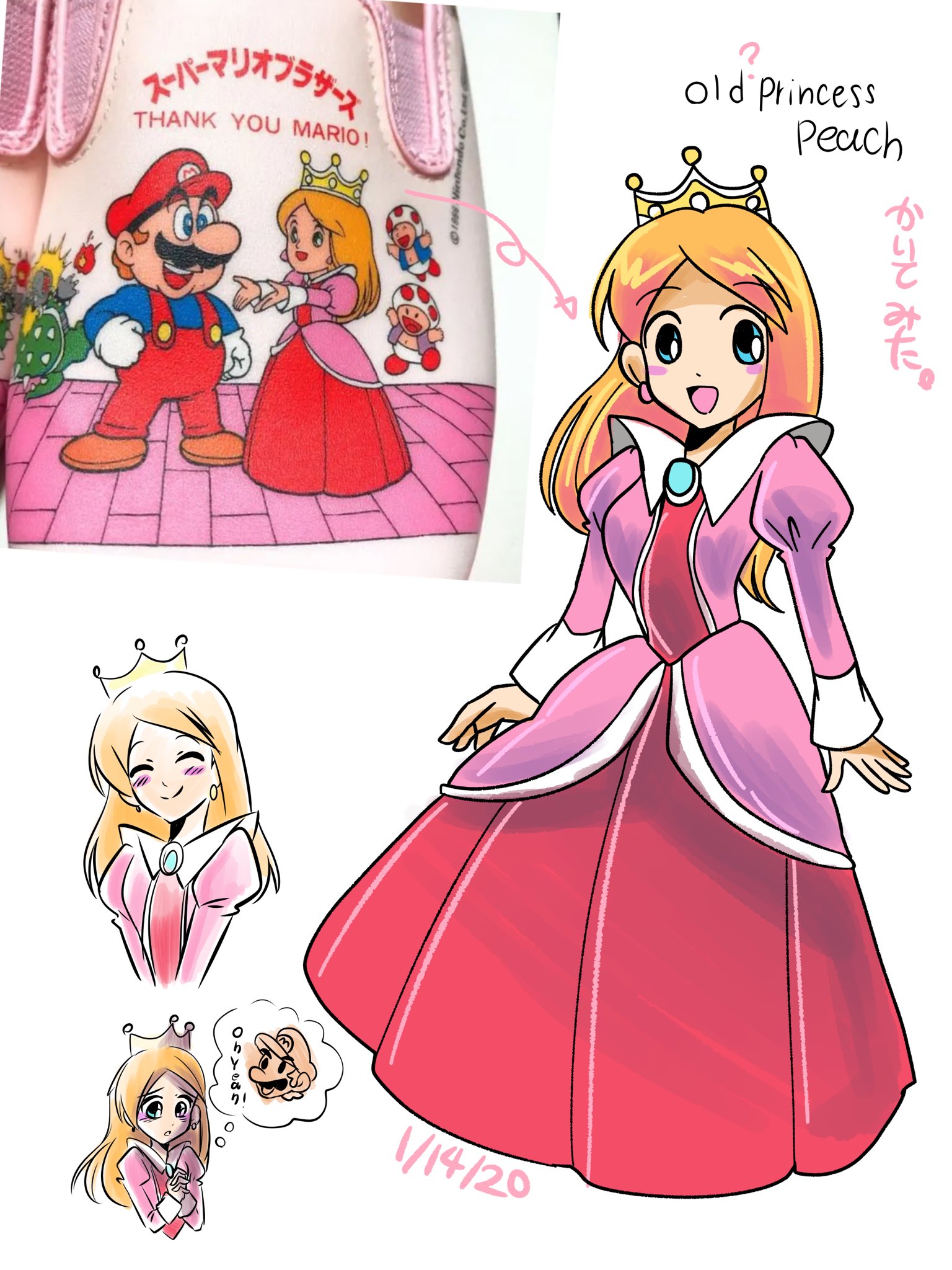 Princess Peach And Mario Fan Art