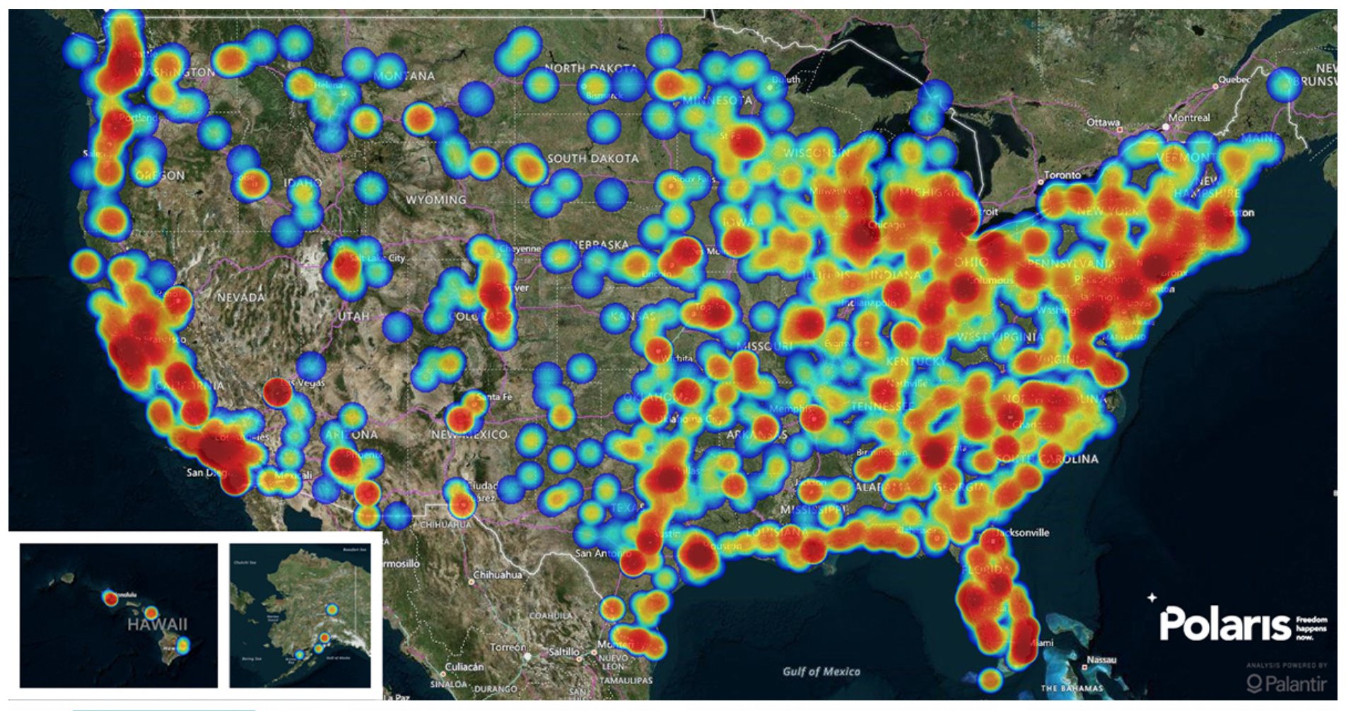 Human Trafficking Map