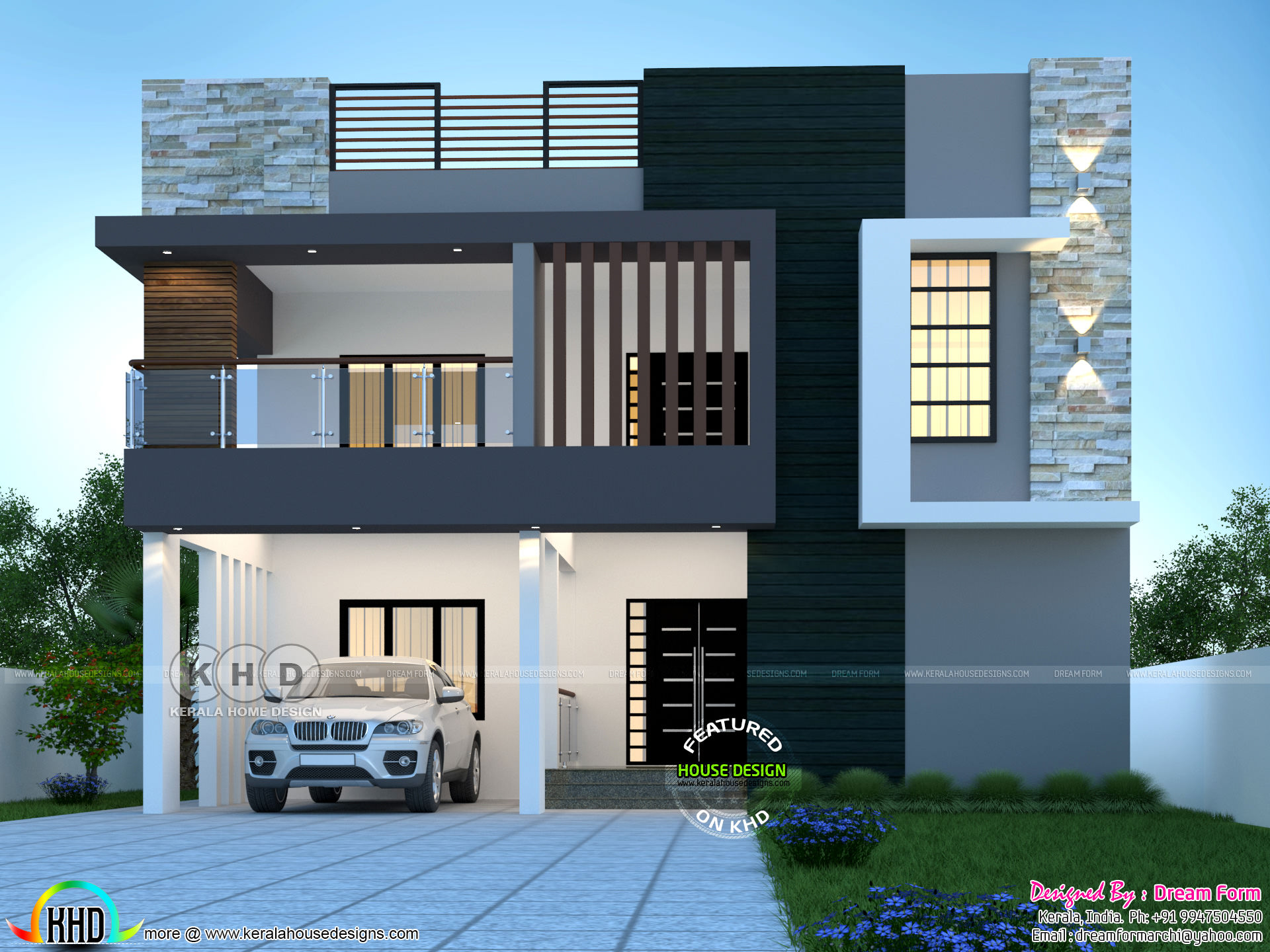 Flat Roof House Plans Kerala Model Kerala Home Design | Low Budget
