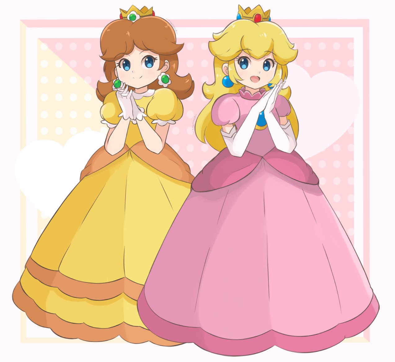 Princess Peach And Daisy Together