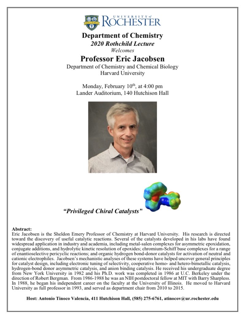 Eric Jacobsen Chemistry