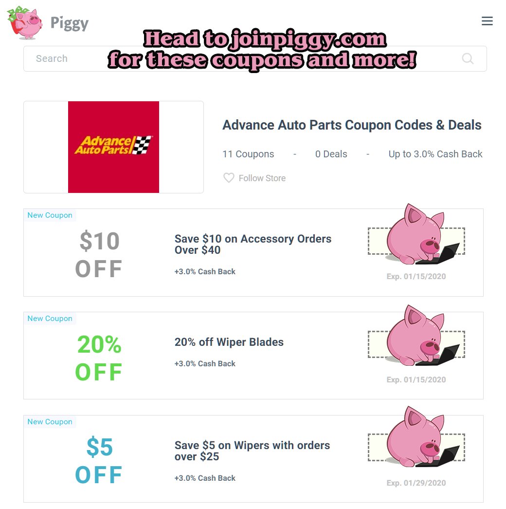 Piggy on Twitter: "🚨Expiring Deal Alert! 🚨 Get $10 off your car ...