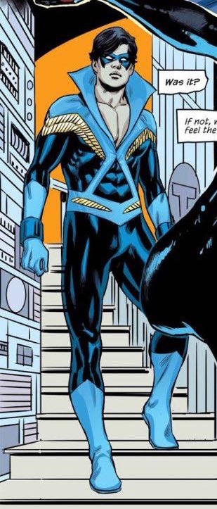 [Discussion] Does the new suit of Nightwing look a bit like the one ...