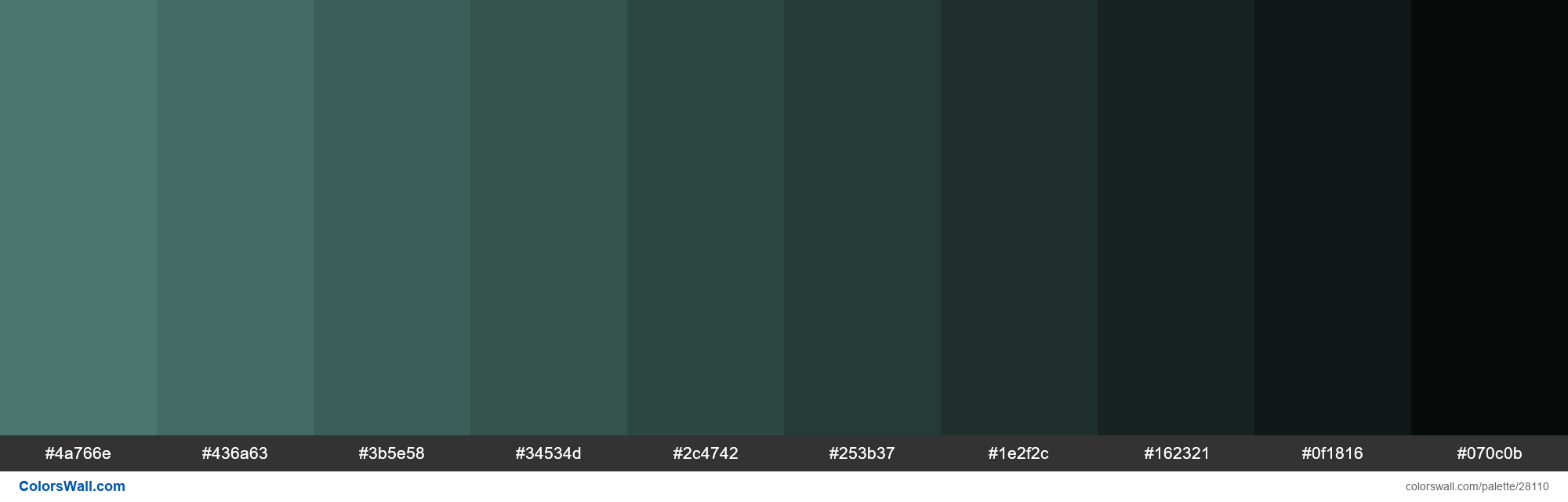Dark Green Color Code