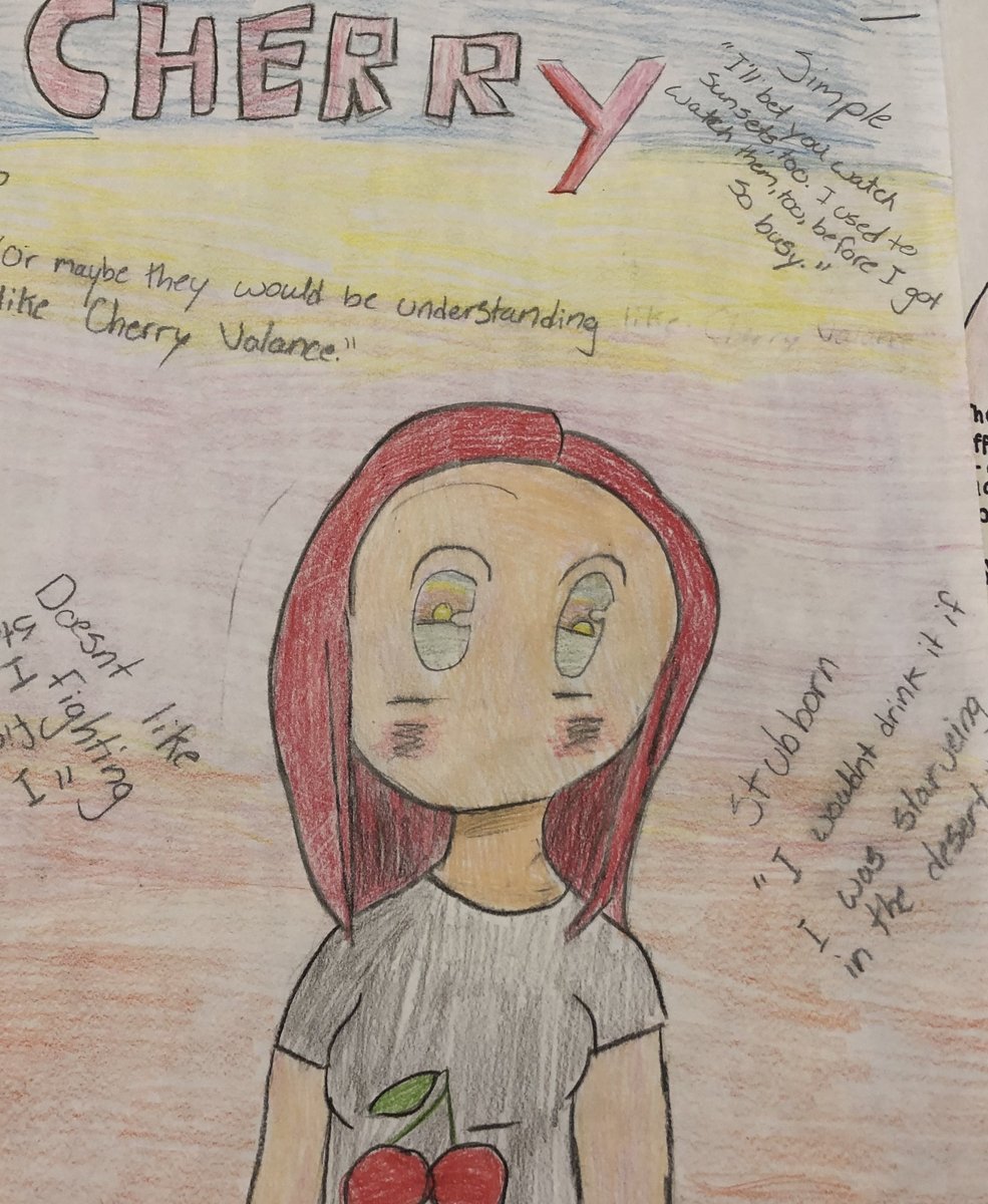 The Outsiders Cherry Drawing