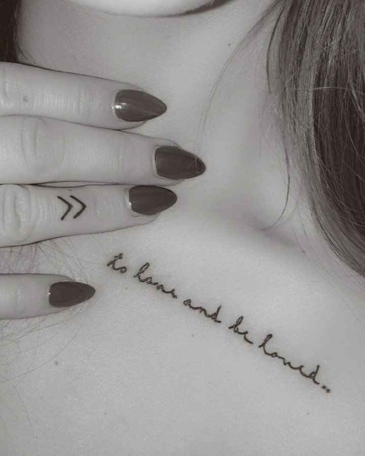 Quotes For Collar Bone Tattoos 30 Best Quote Tattoo Ideas For Men You