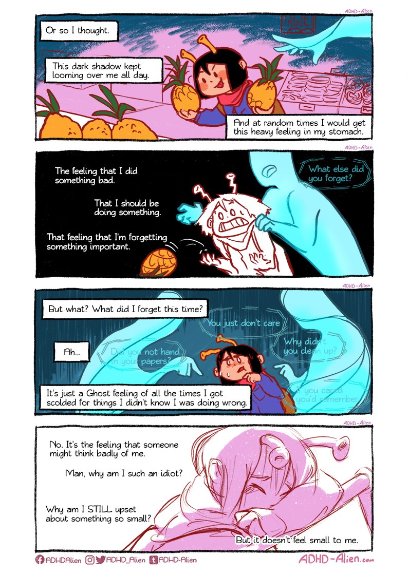 「First Comic (March `19) VS. Latest Comic. I never would've 」Pina ADHD ...