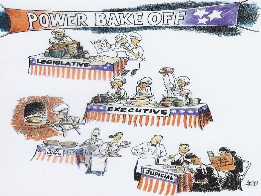 Separation Of Powers Political Cartoon