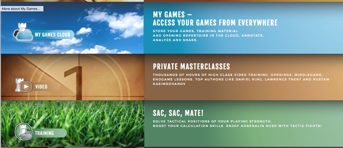 ChessBase on Twitter: "Have you considered the ChessBase Account web apps? What are you missing ...