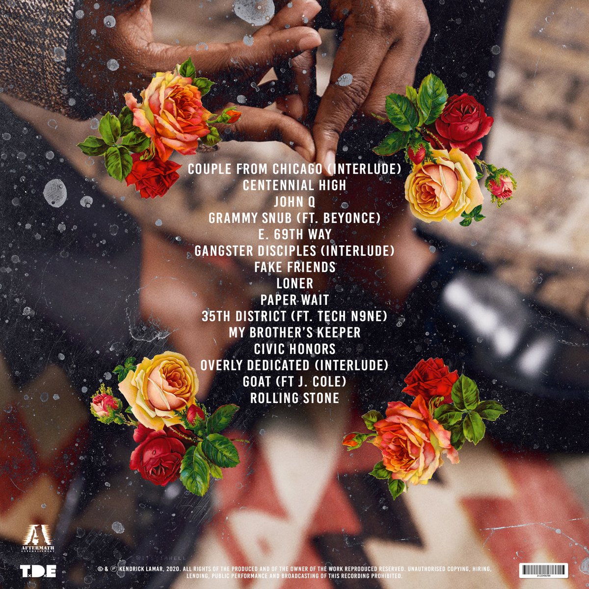 Overly Dedicated Tracklist