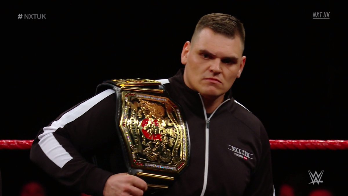 WALTER Receives New WWE NXT UK Title Belt In Today's Rechristening ...