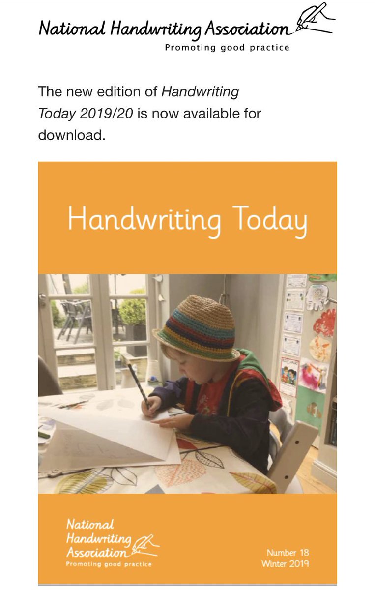 National Handwriting Association – Charity promoting good practice in ...