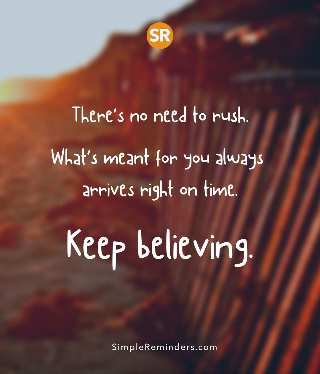 No Rushing Quotes