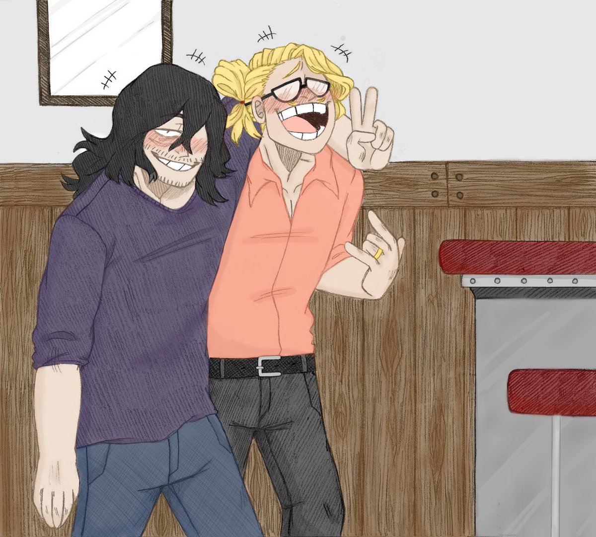 ヒロアカ「A piece I did for the cover of the @EMzi」|nart (EMMET LOVER!!! 💖)の漫画