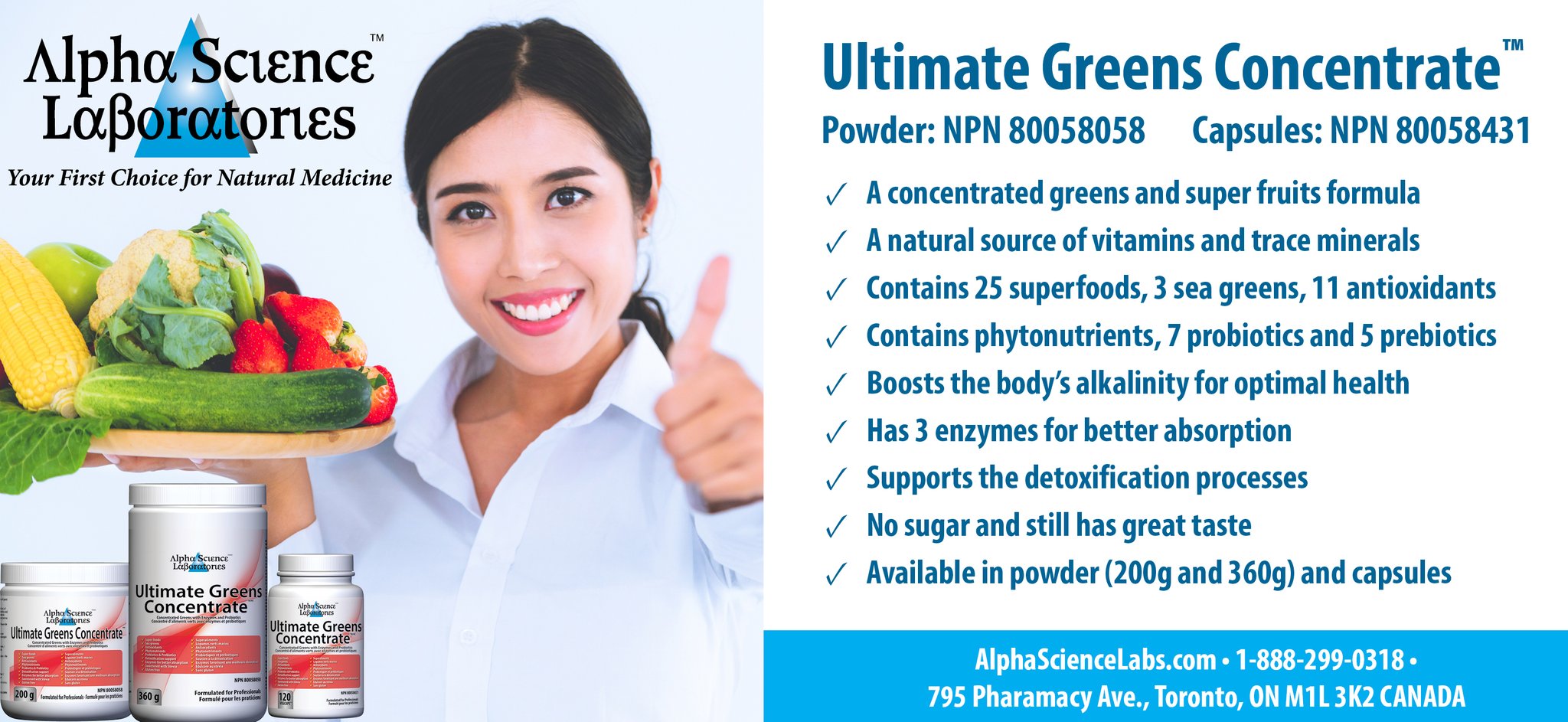 Alpha Science Laboratories on Twitter: "#UltimateGreens Concentrate™ is extremely rich in ...