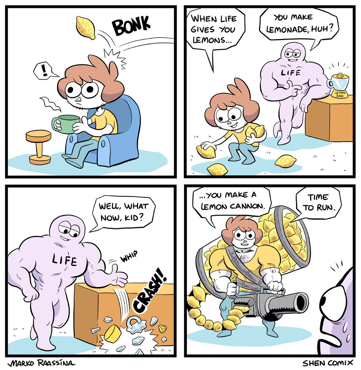 「guest comic by @MarkoRaassina! thank you so much, man ? 」Shen Comixの漫画