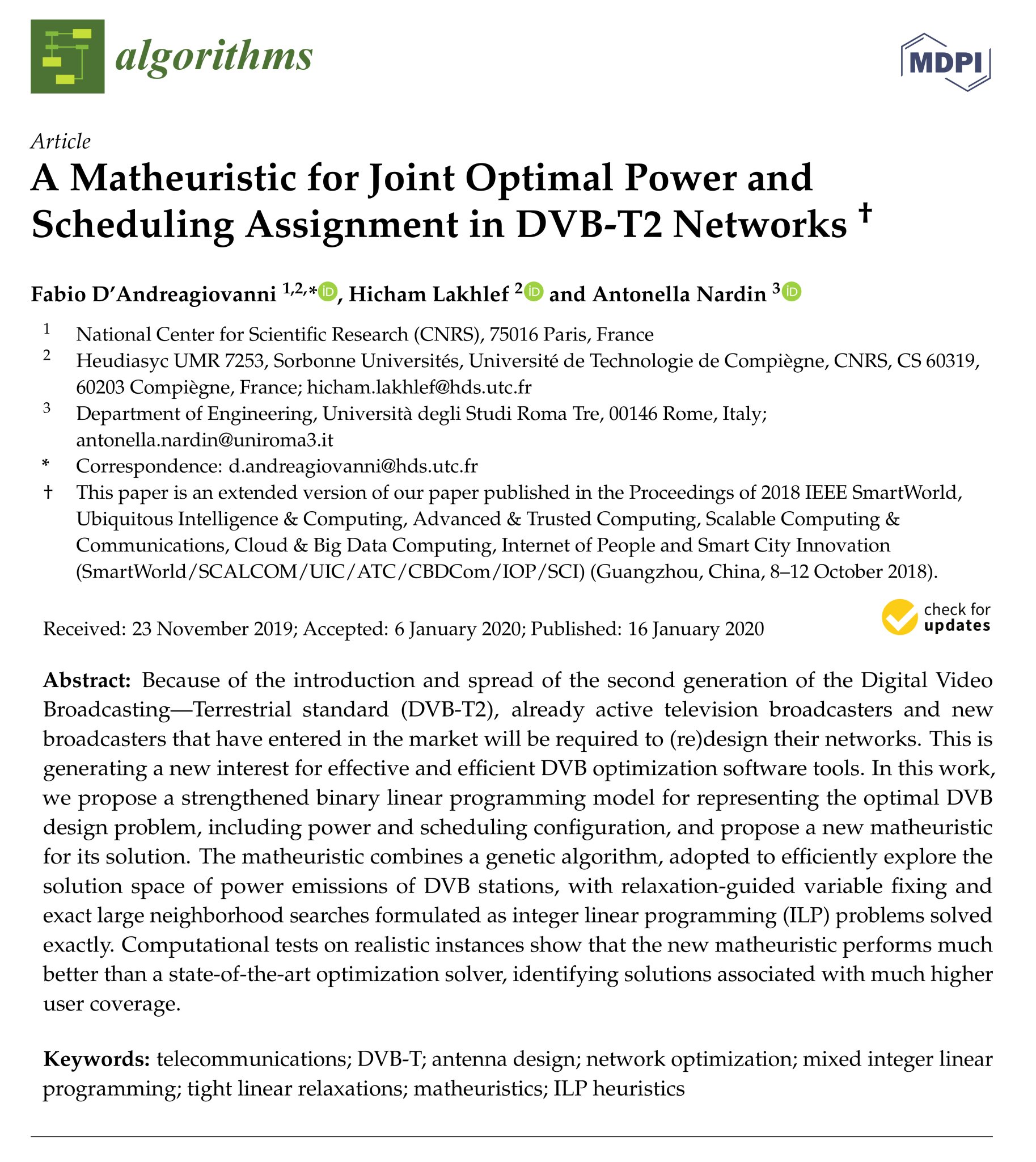 Algorithms MDPI on Twitter: Algorithms MDPI on Twitter:
