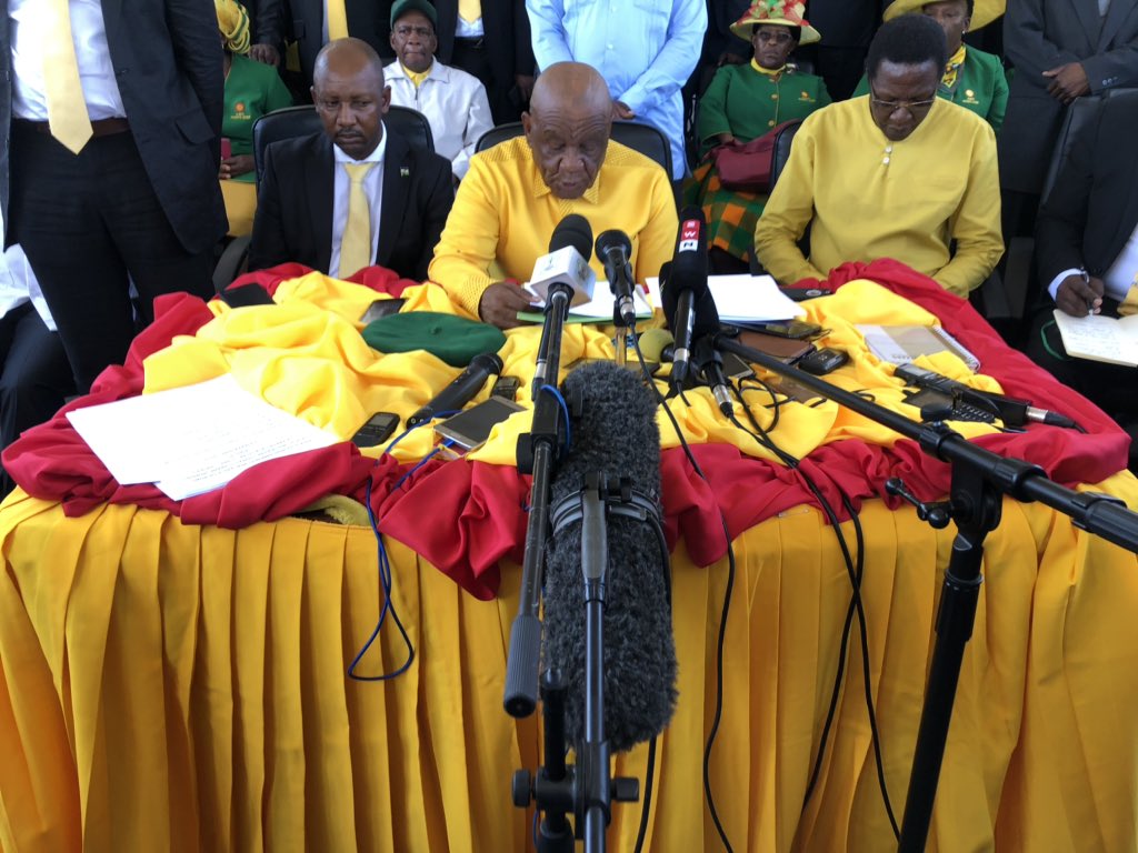 Lesotho ABC Leader PM Tom Thabane delivers unity statement- nthakoana ...