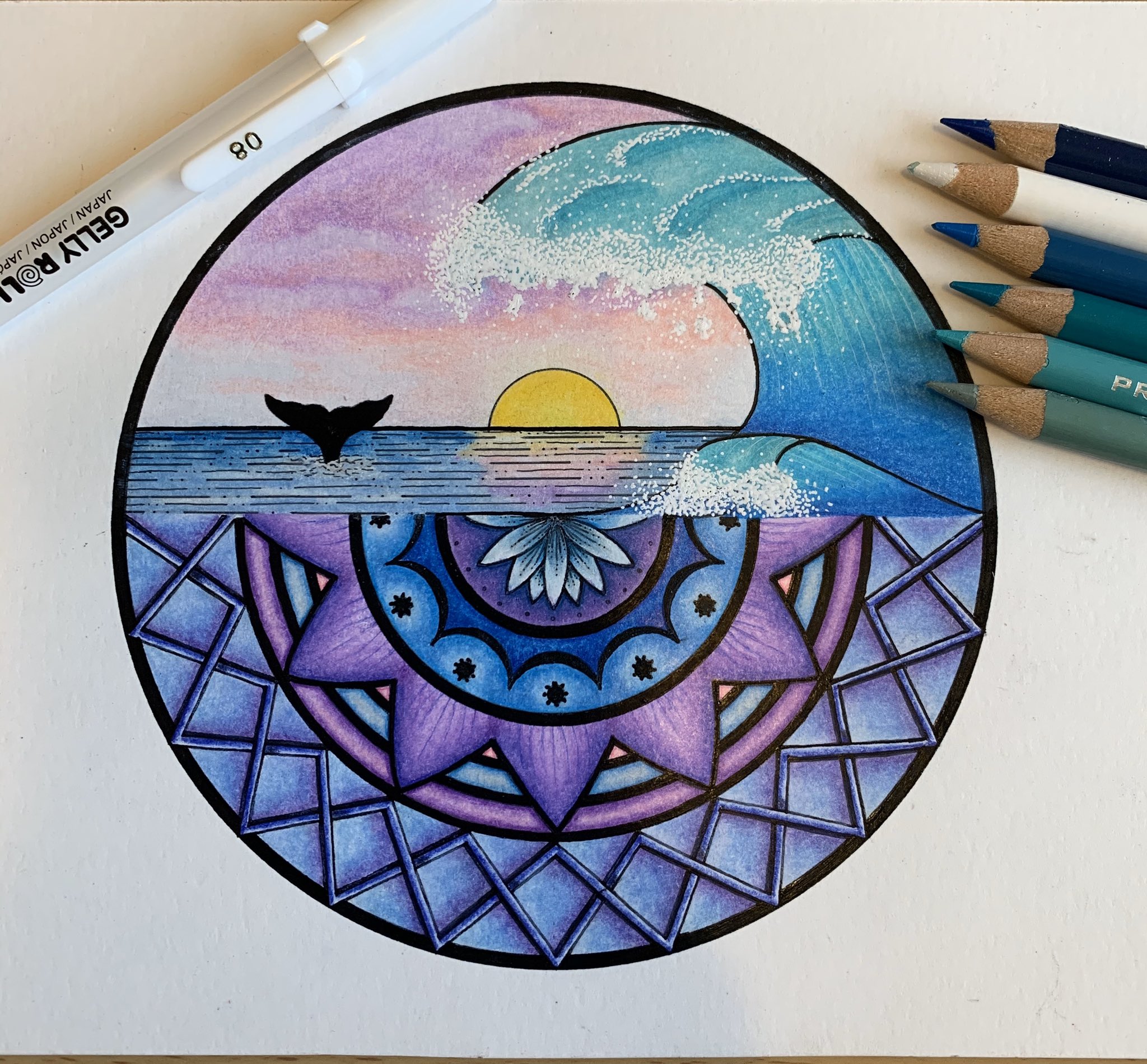 Easy Colored Pencil Drawings Of Landscapes