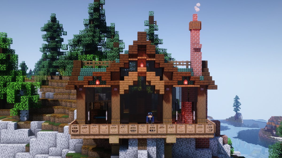 Minecraft Mountain Cabin