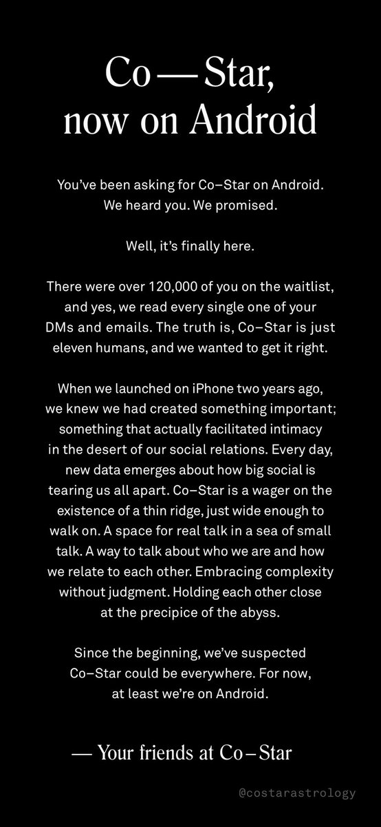 Co star astrology advertising - ruleskw