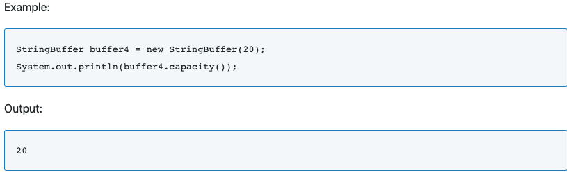 Java On Twitter Tutorial All The Constructors And Methods Of Java Stringbuffer Class