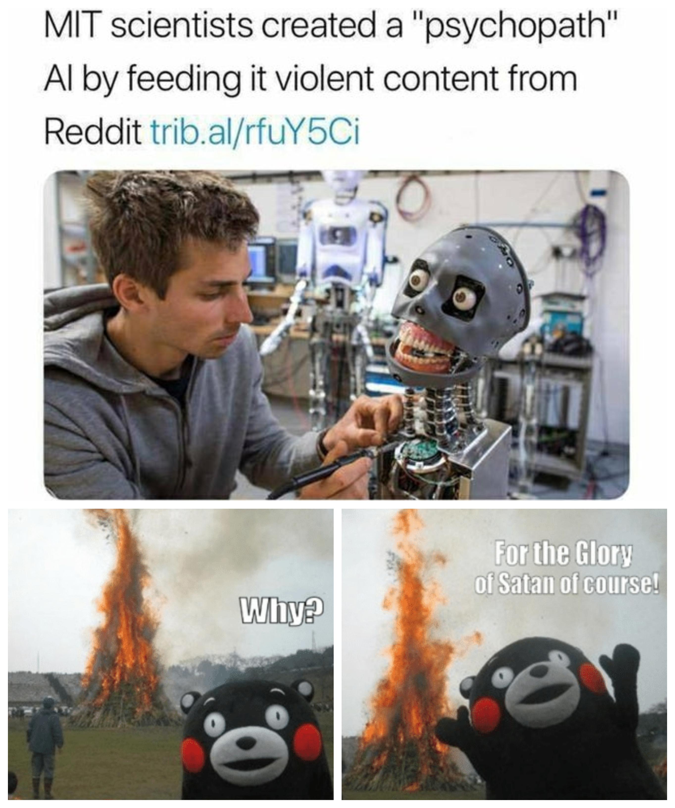 For The Glory Of Satan Meme