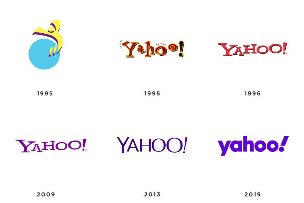 Yahoo Logo History