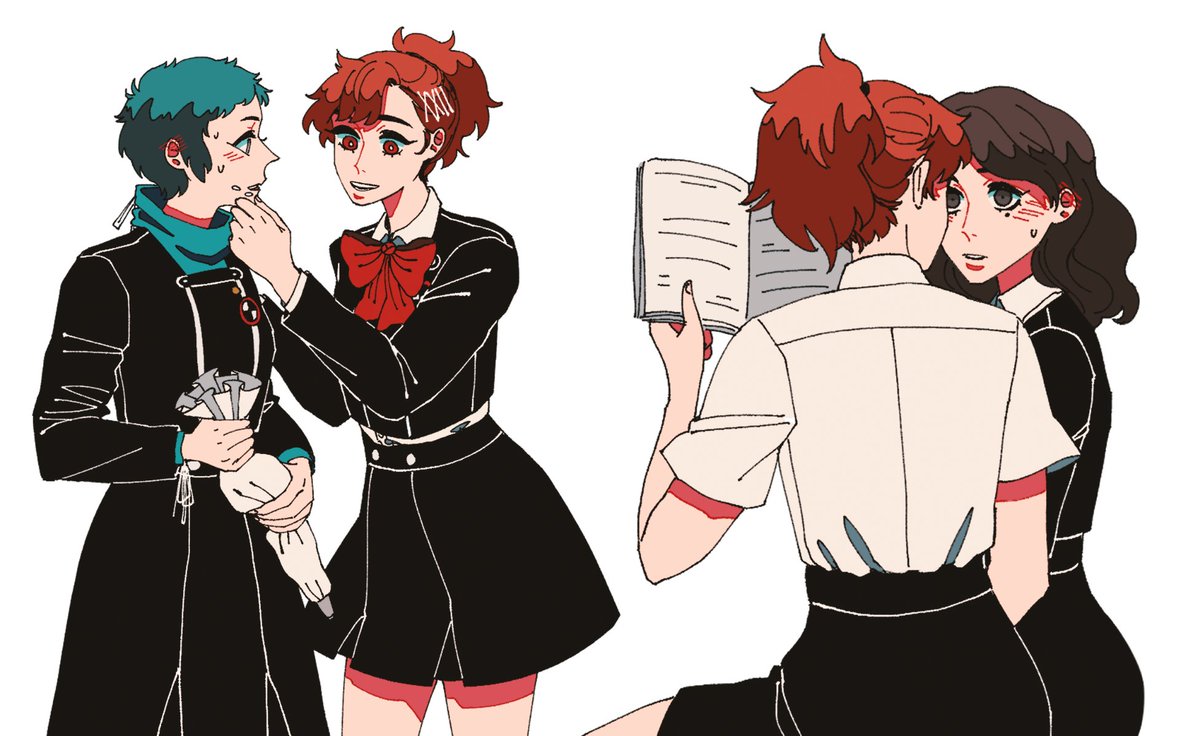 p3p) hamuko can have little a girlfrien」|nancy @ NIGHTHOUNDS!!!のイラスト