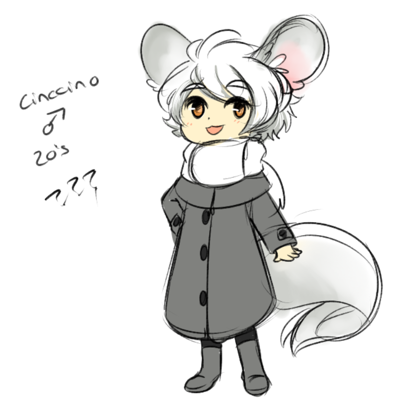 Cinccino Gijinka