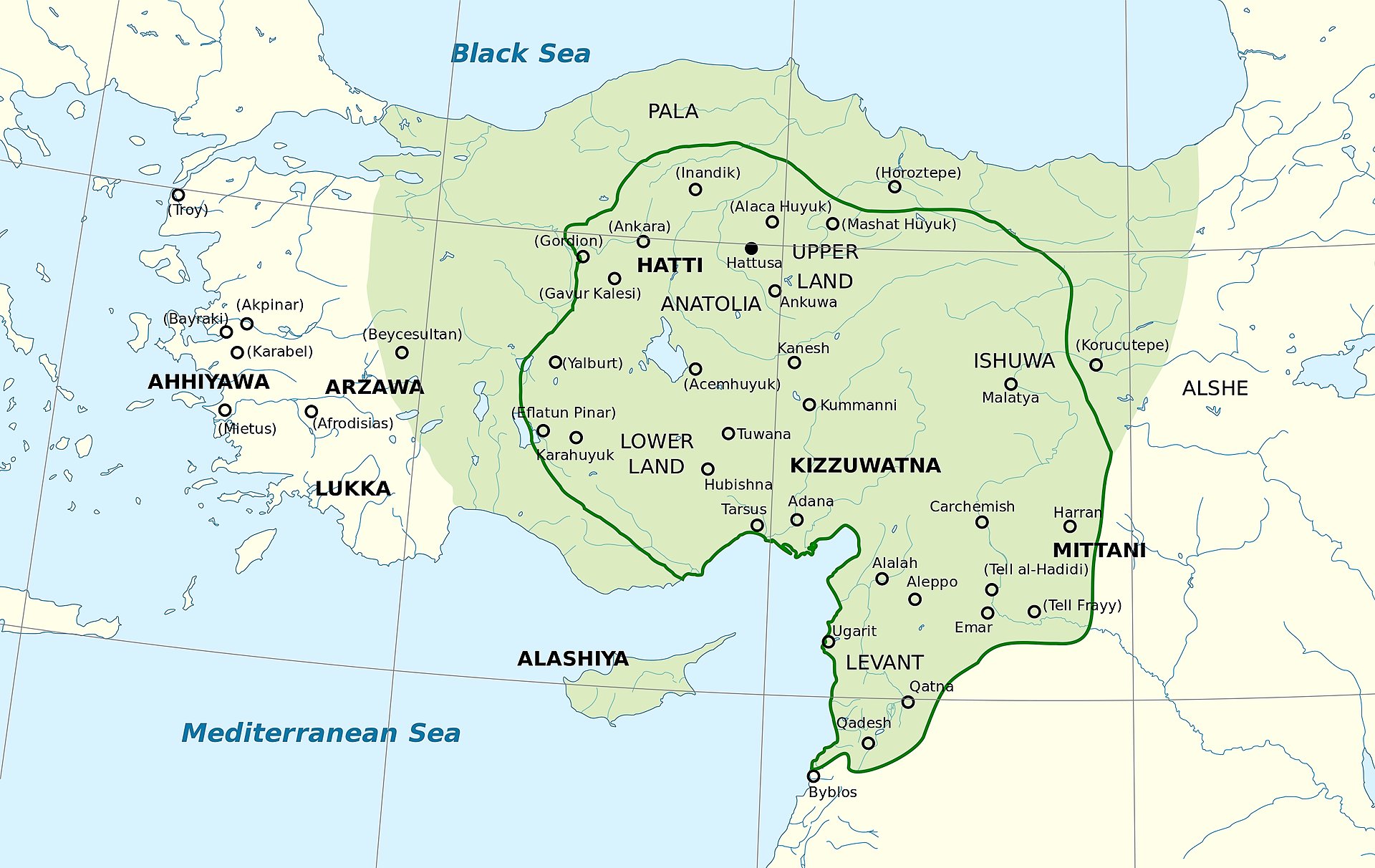 Persian Empire Map Blank
