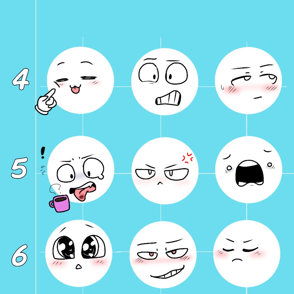 Chibi Expressions Chart