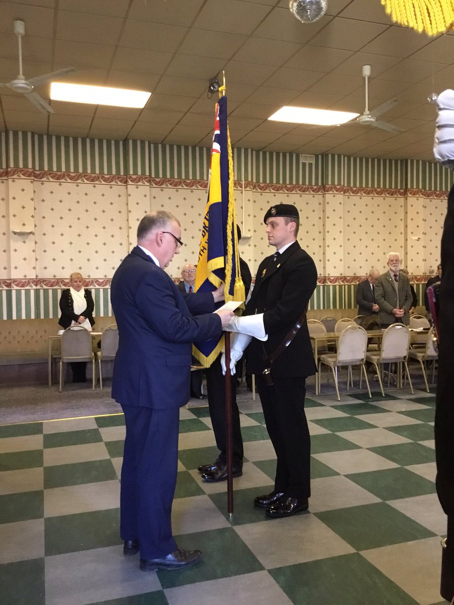 Charging the Standard at the Regional PoppyLegion in Burry Port ...