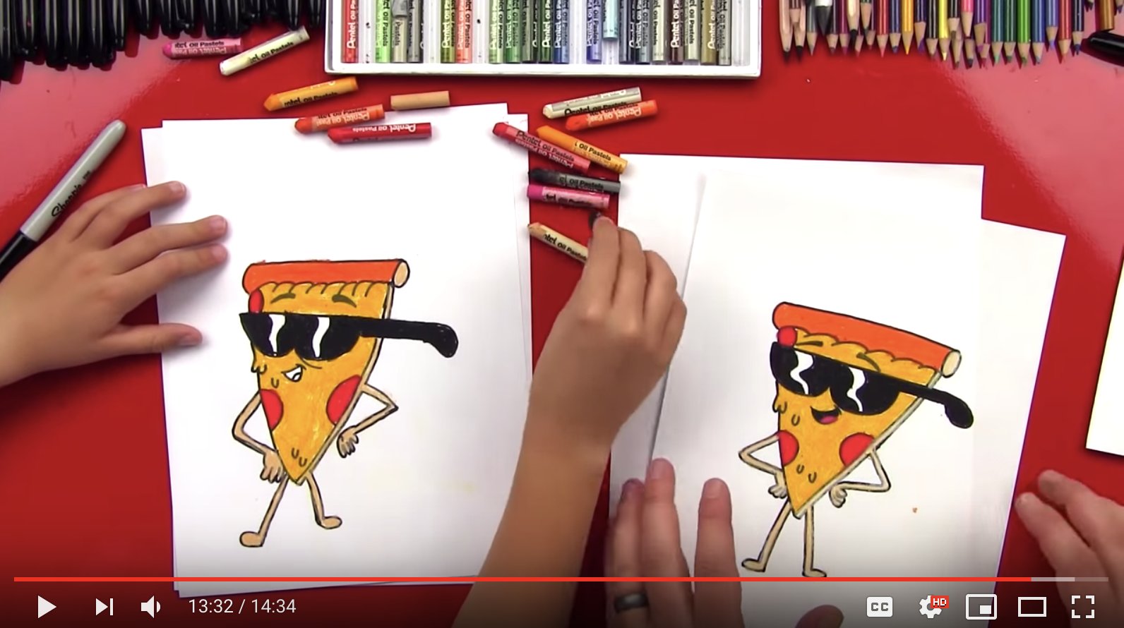 How To Draw Pizza Steve