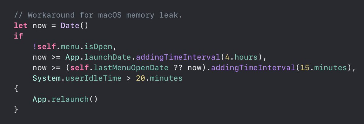 Sindre Sorhus 💙💛 on Twitter: "This is definitely the most horrible workaround I have ever ...