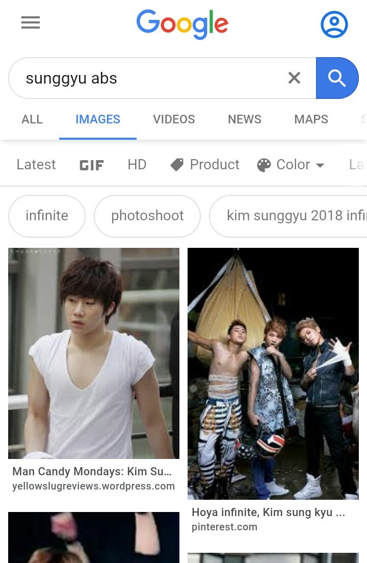 Infinite Sunggyu Abs