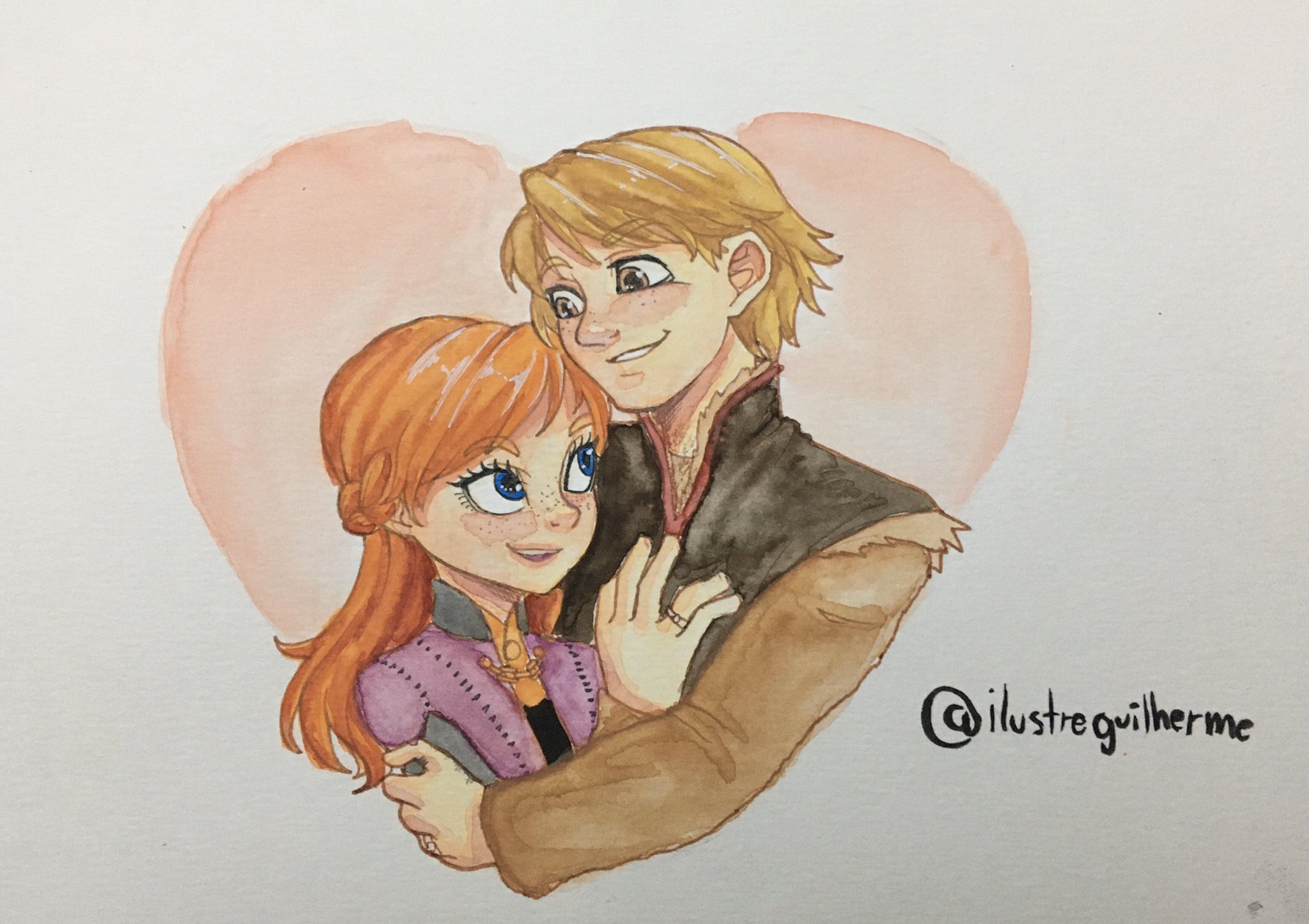Anna And Kristoff Frozen Fan Art