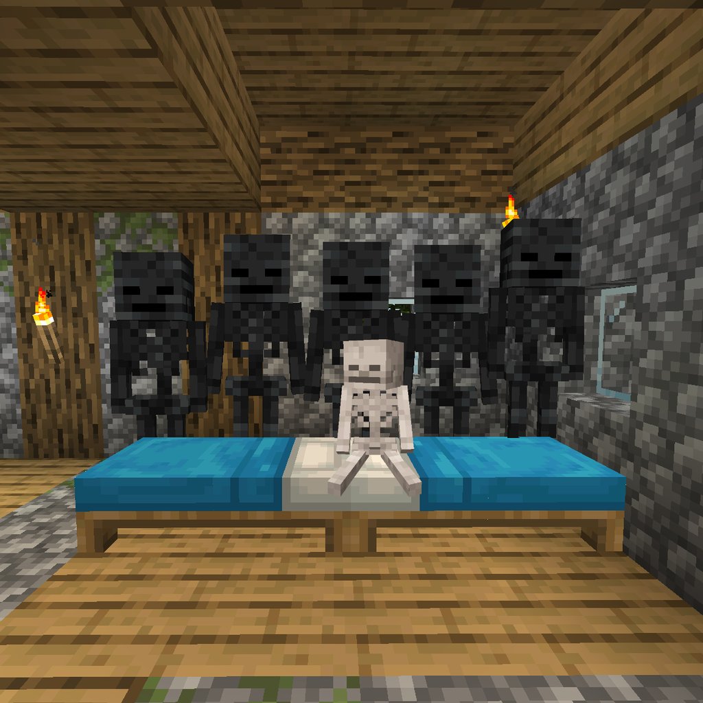 Minecraft Skeleton Meme